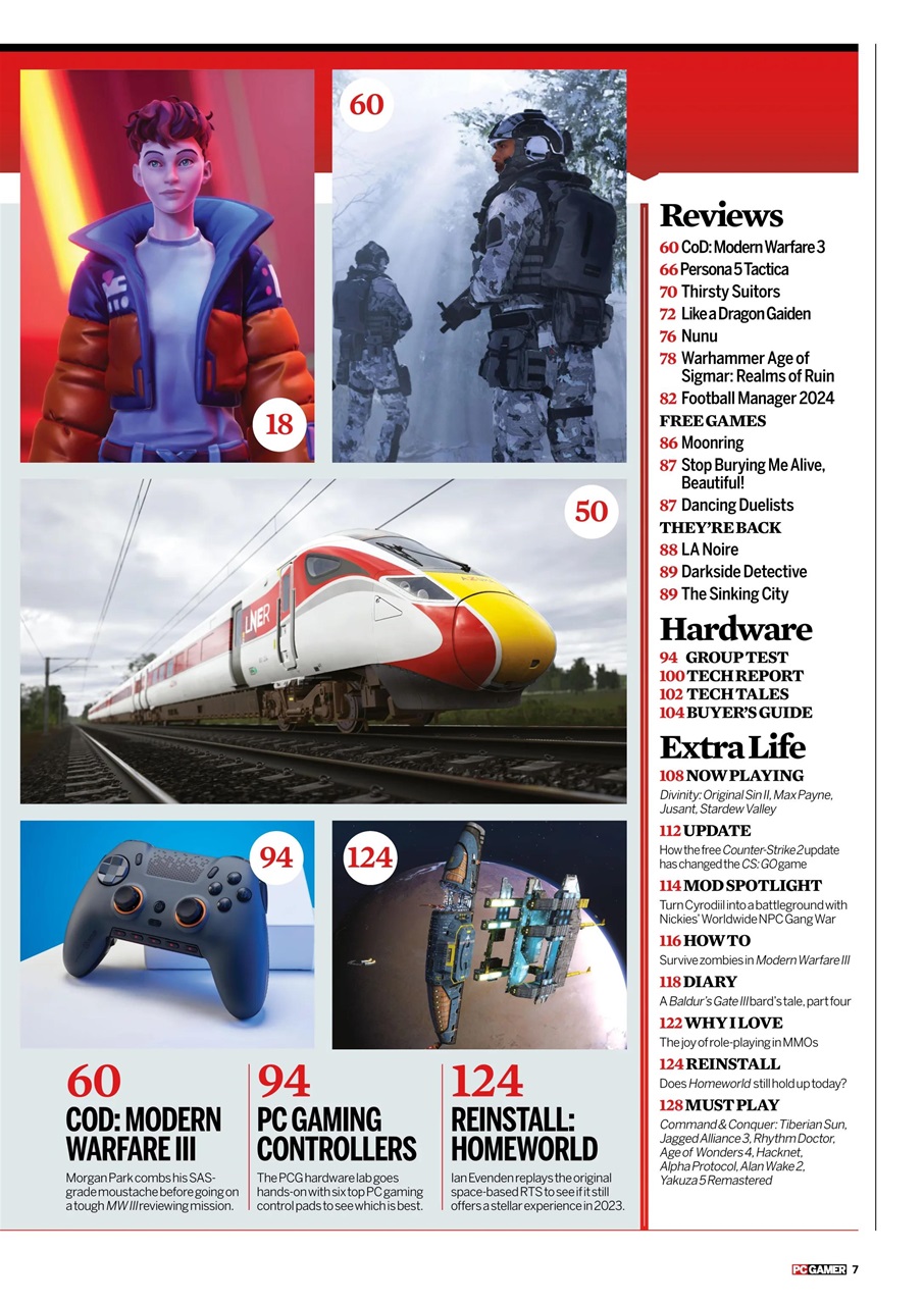 PC Gamer (UK Edition) Magazine - February 2024 Back Issue
