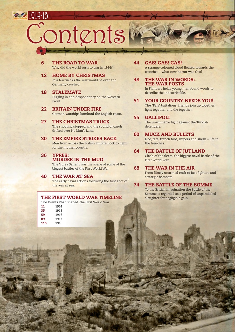 Britain at War Magazine - First World War: An Illustrated History ...
