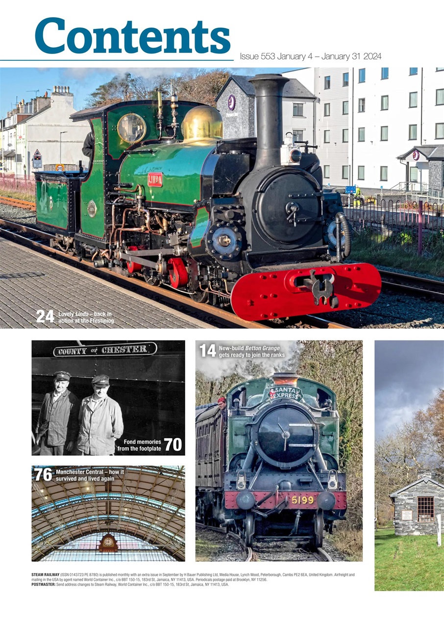 Steam Railway Magazine - 553 Back Issue
