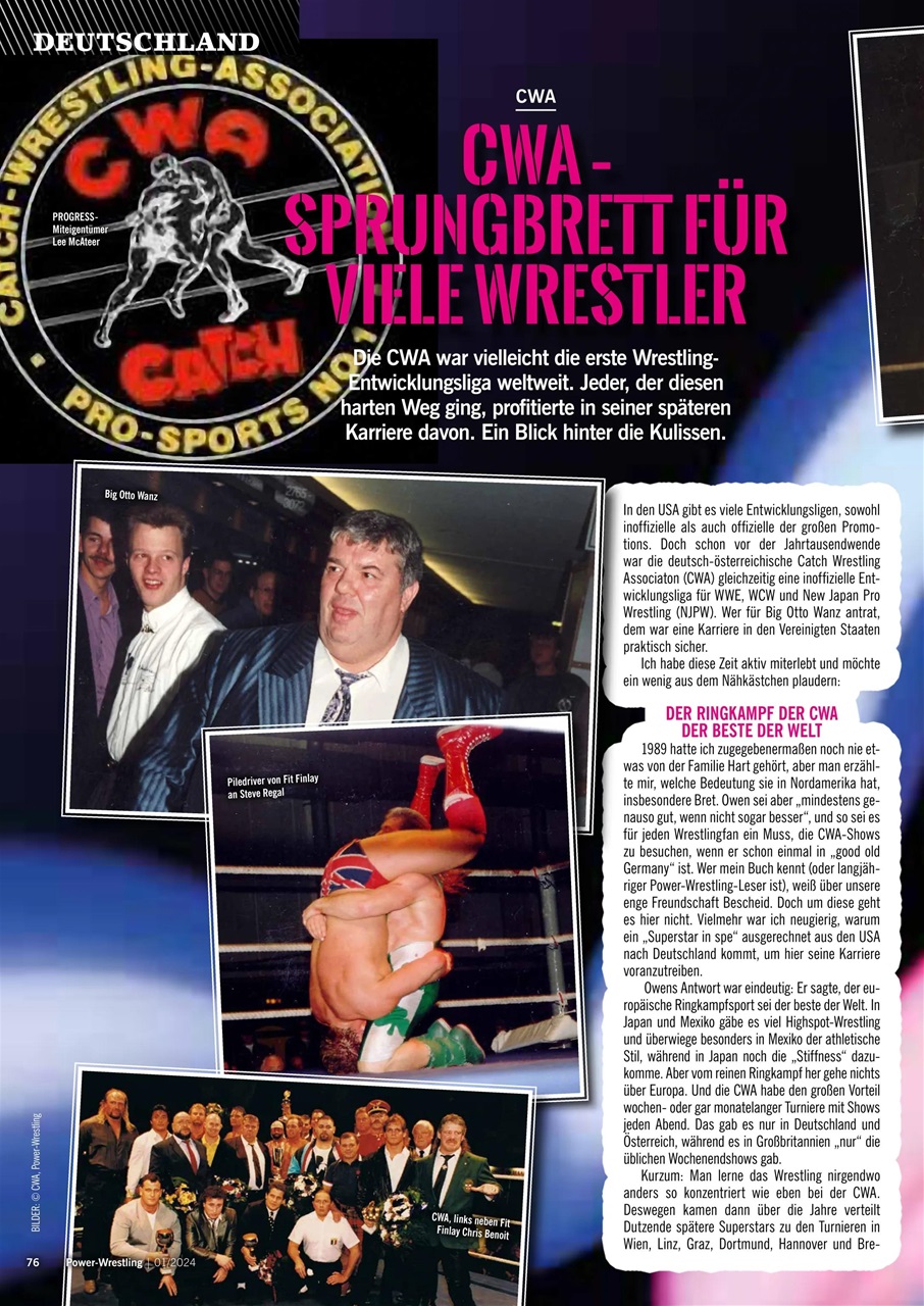 Power-Wrestling Magazine - 01/2024 Back Issue