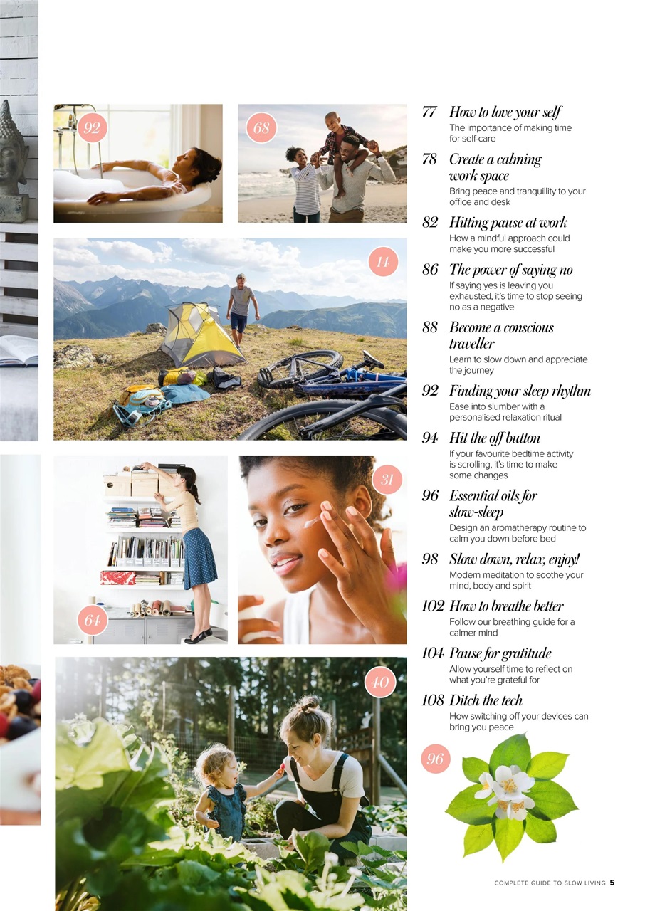 Lifestyle Bookazine - Complete Guide to Slow Living First Edition Back ...