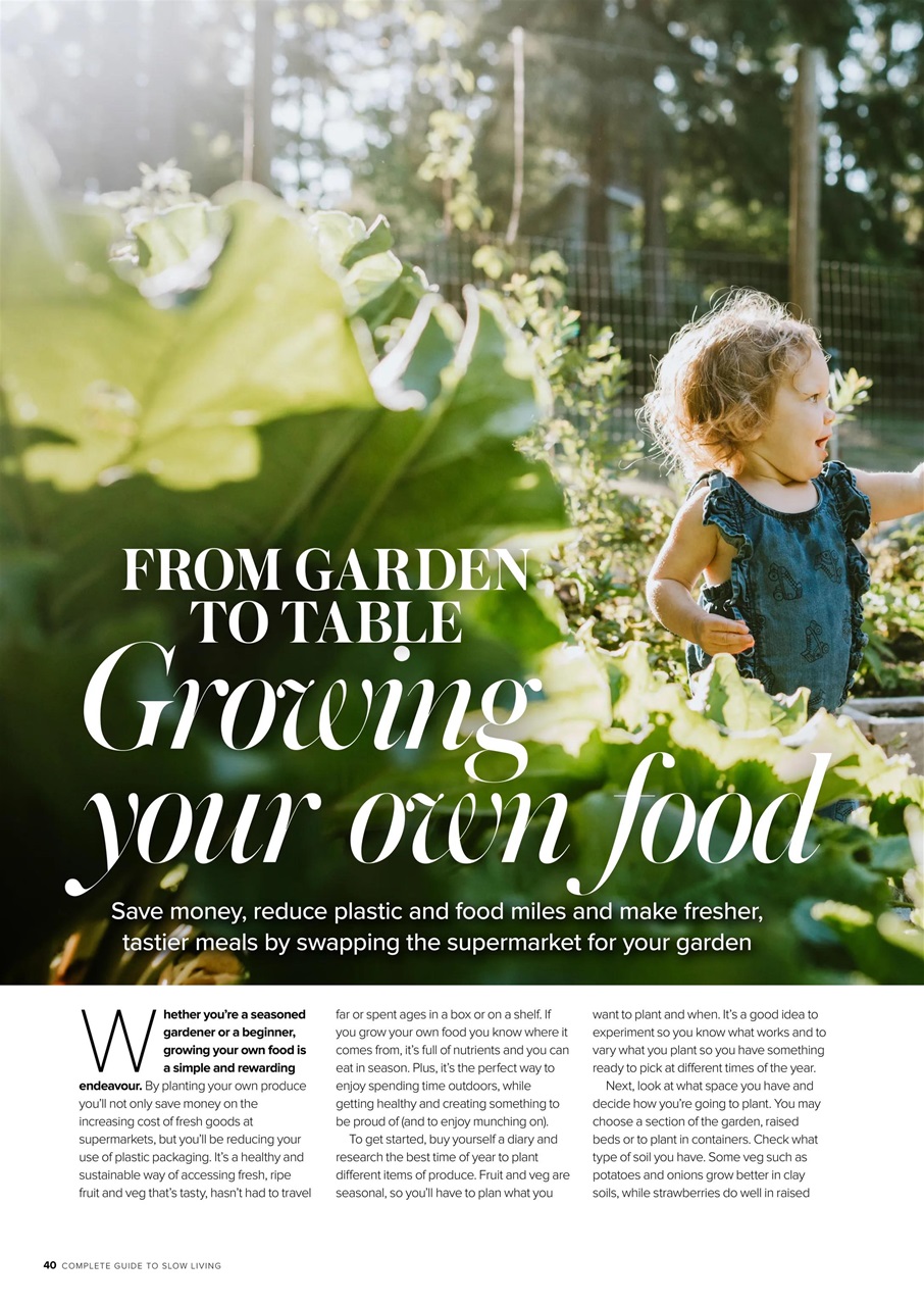 Lifestyle Bookazine - Complete Guide to Slow Living First Edition Back ...