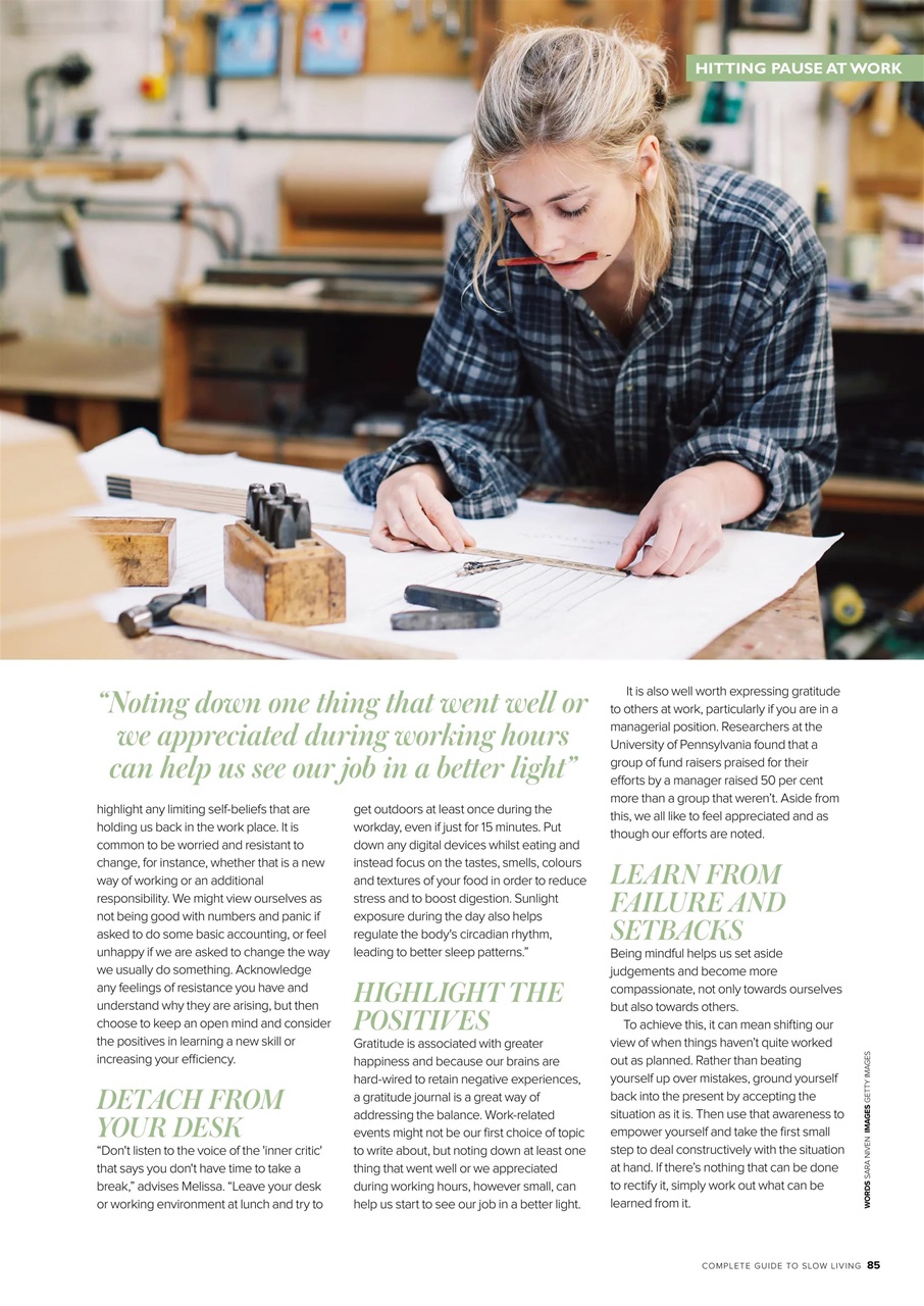 Lifestyle Bookazine - Complete Guide to Slow Living First Edition Back ...