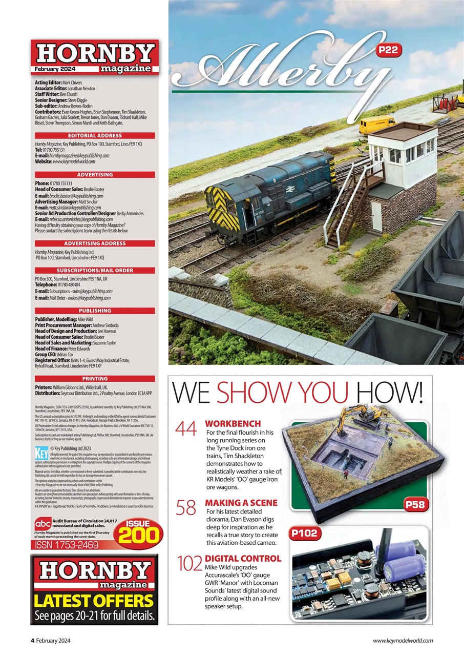 Hornby Magazine - February 2024 Back Issue