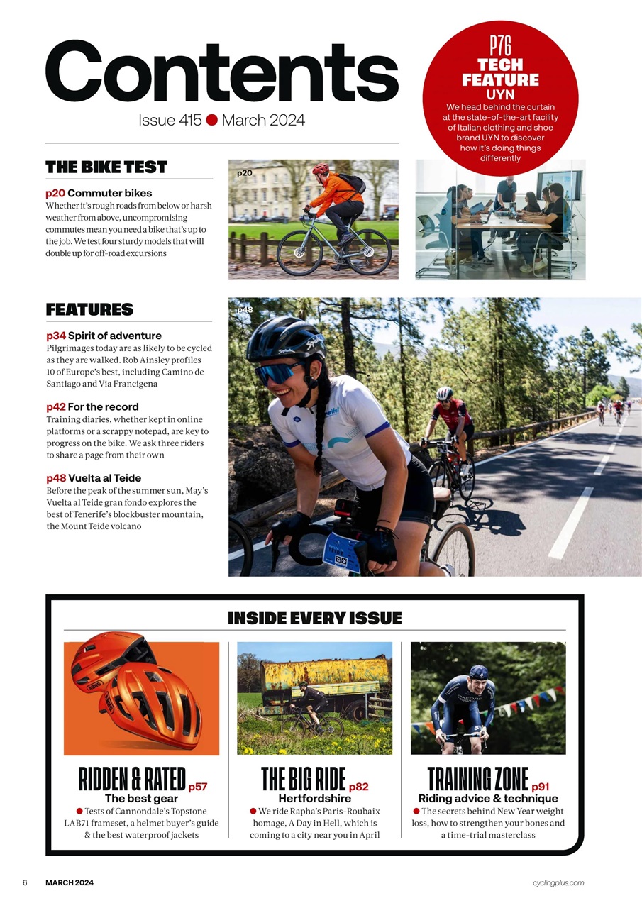 Cycling Plus Magazine - March 2024 Back Issue