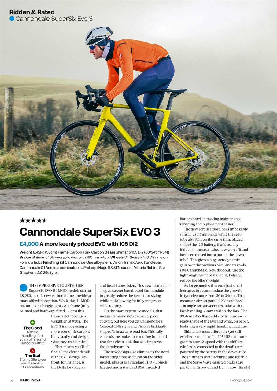 Cycling Plus Magazine - March 2024 Back Issue