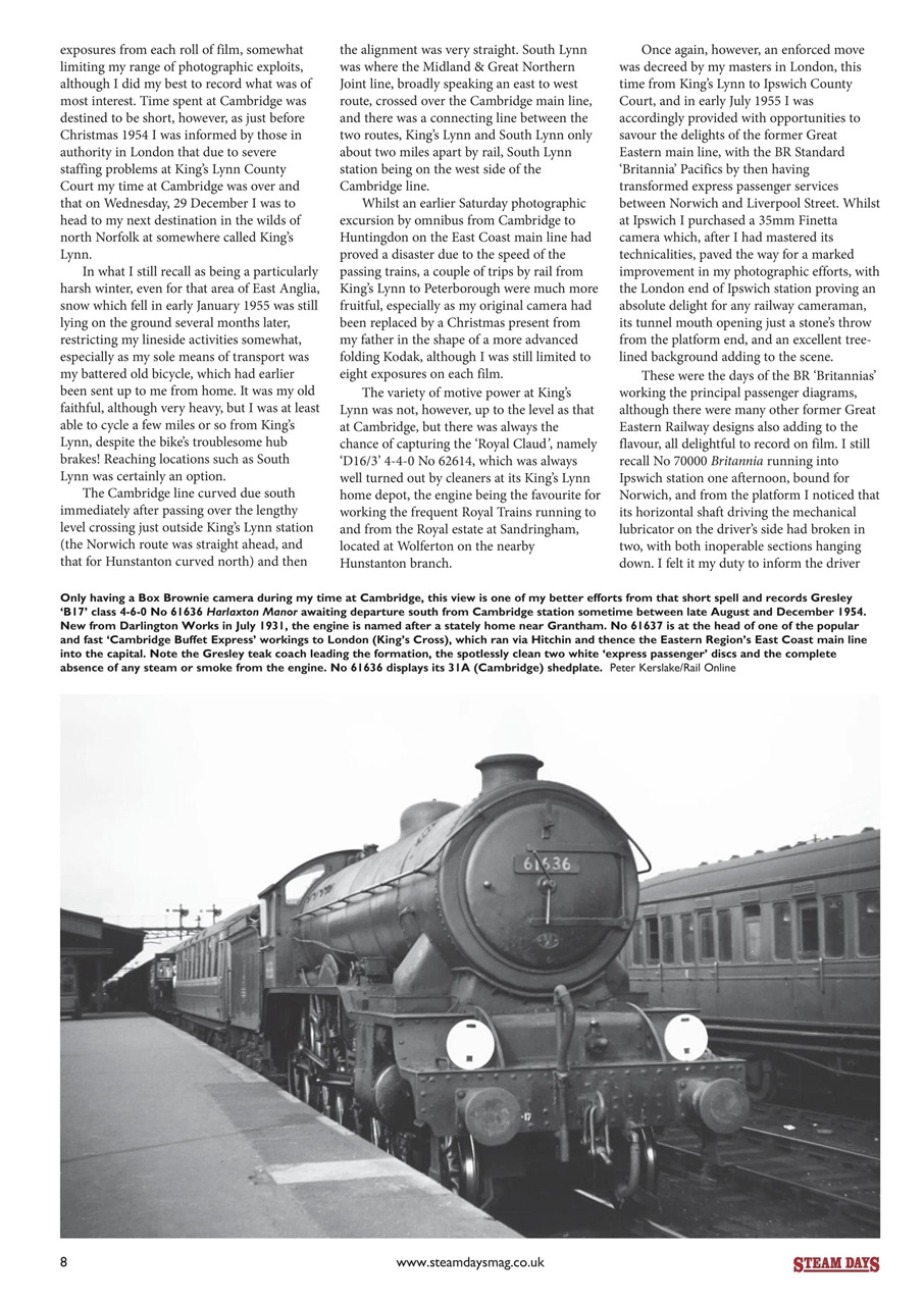 Steam Days Magazine - February 2024 Back Issue