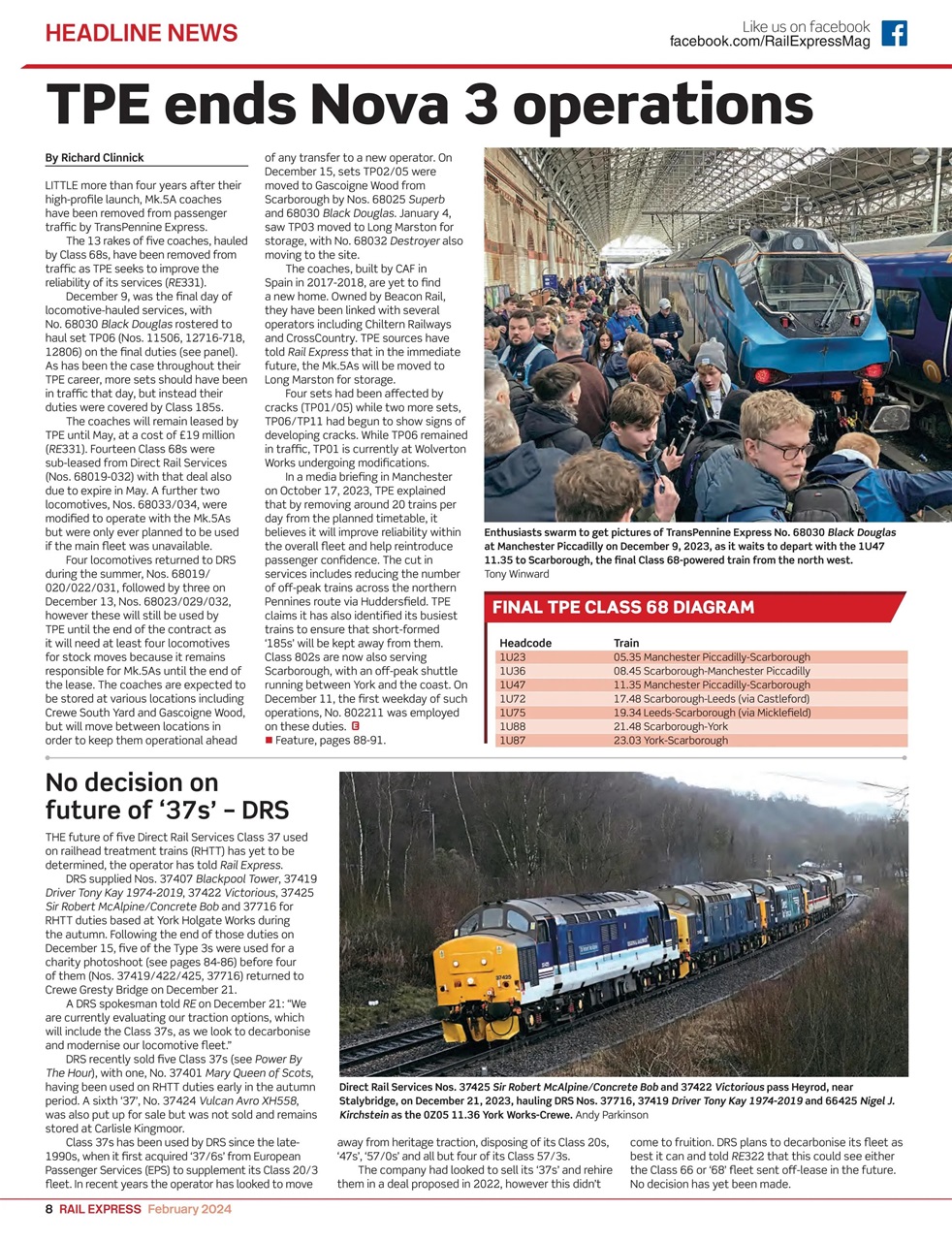 Rail Express Magazine - February 2024 Back Issue
