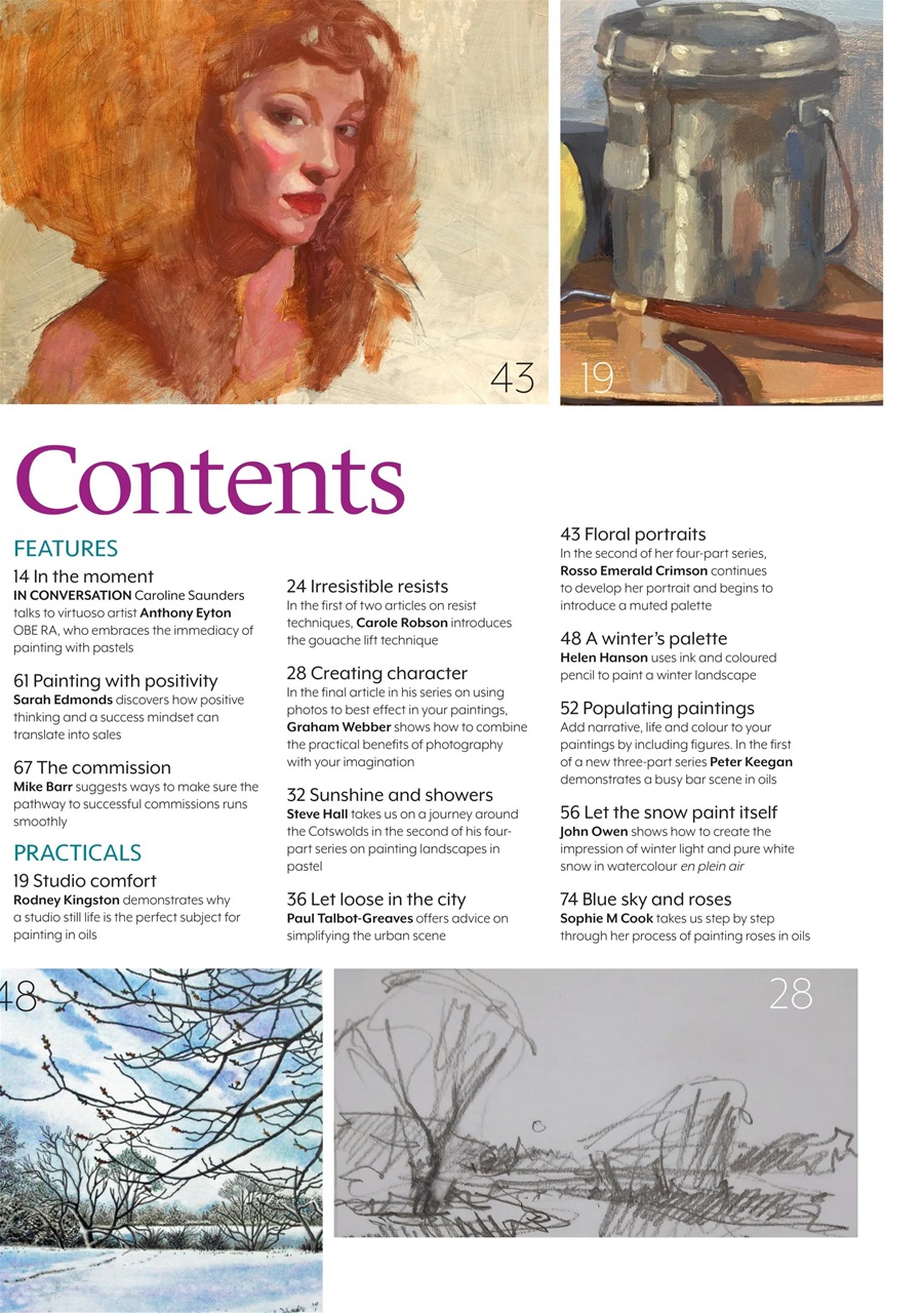 The Artist Magazine - March 2024 Back Issue