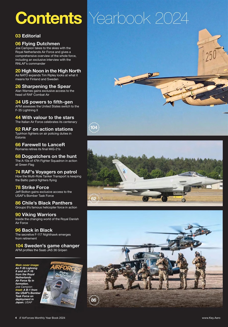 Aviation Specials Magazine - AirForces Monthly Yearbook 2024 Back Issue