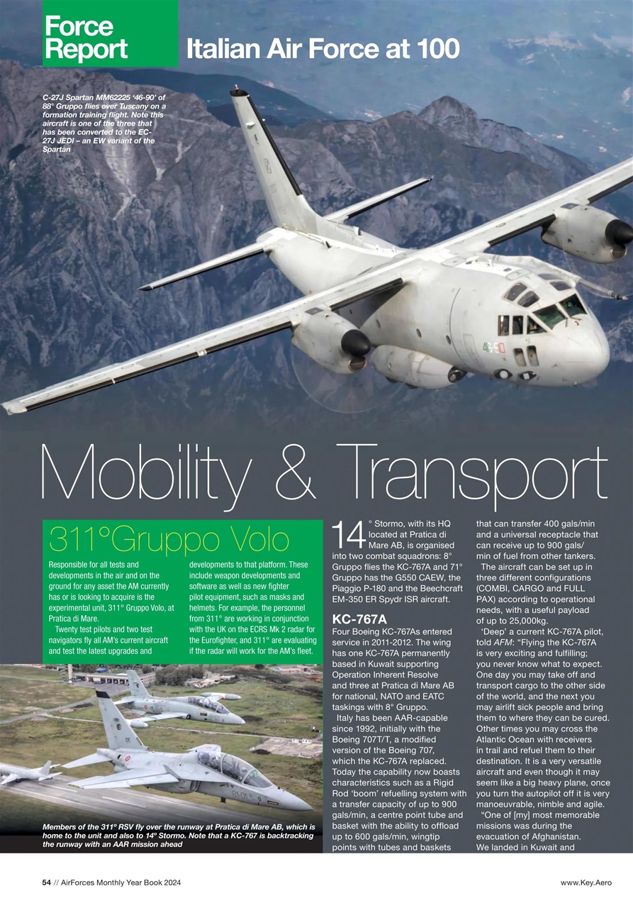 Aviation Specials Magazine - AirForces Monthly Yearbook 2024 Back Issue