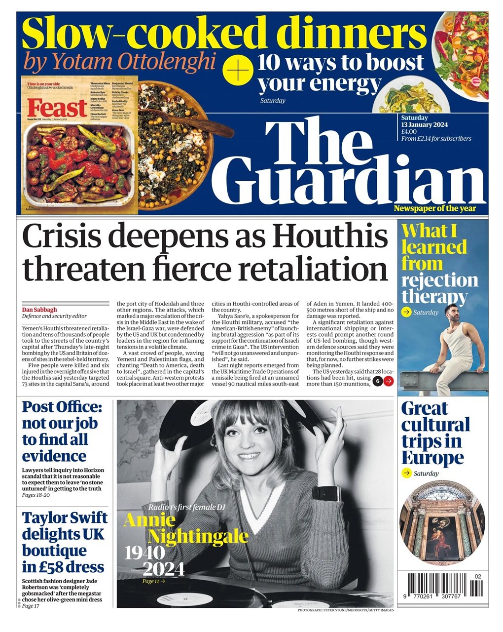 The Guardian Newspaper - Saturday, January 13, 2024 Back Issue