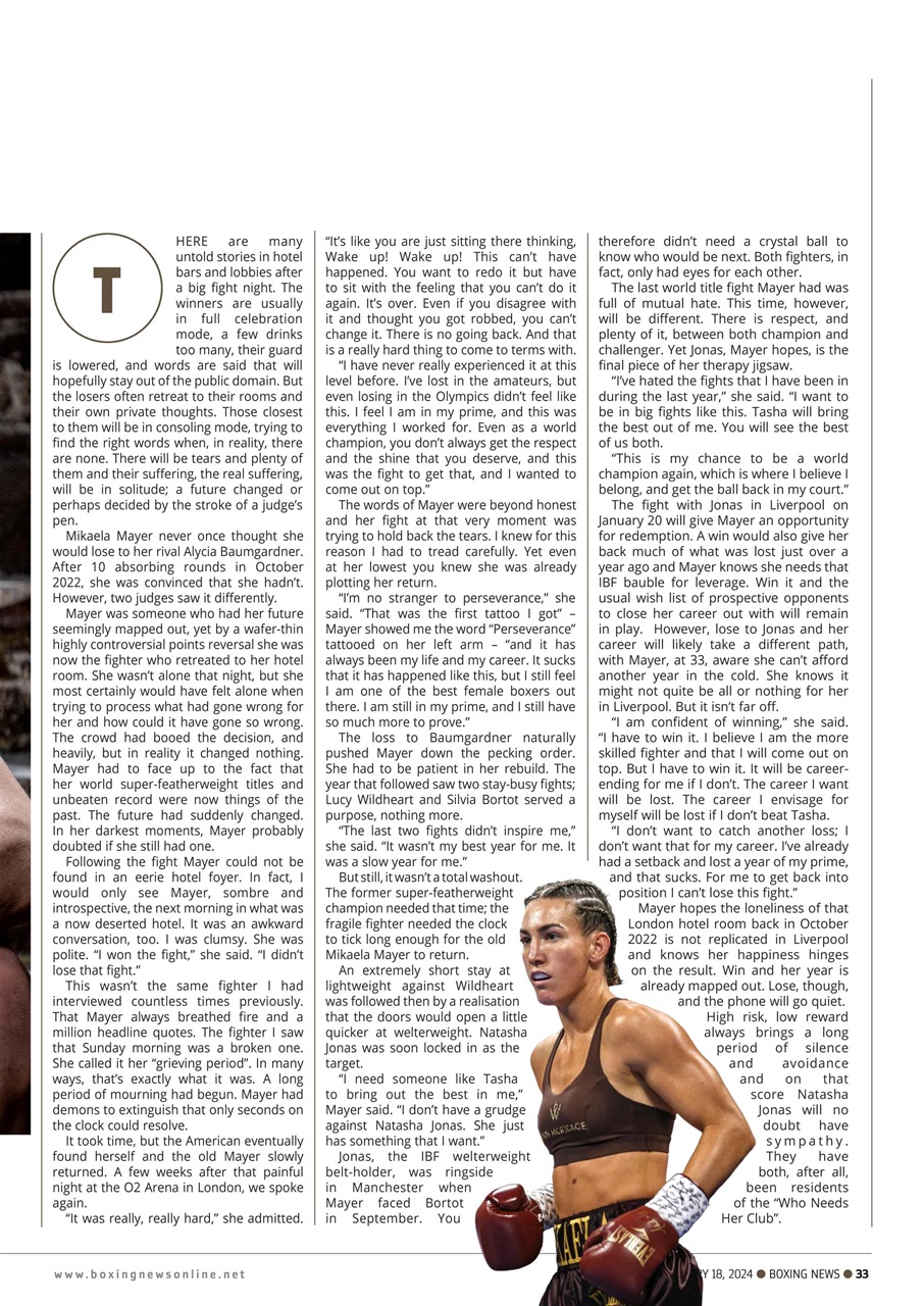 Boxing News Magazine - 18-Jan 2024 Back Issue