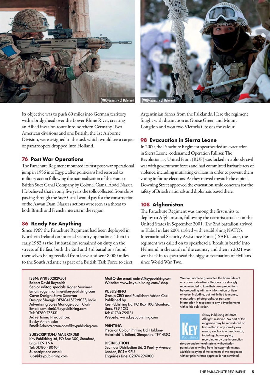 Britain at War Magazine - The Parachute Regiment Special Issue