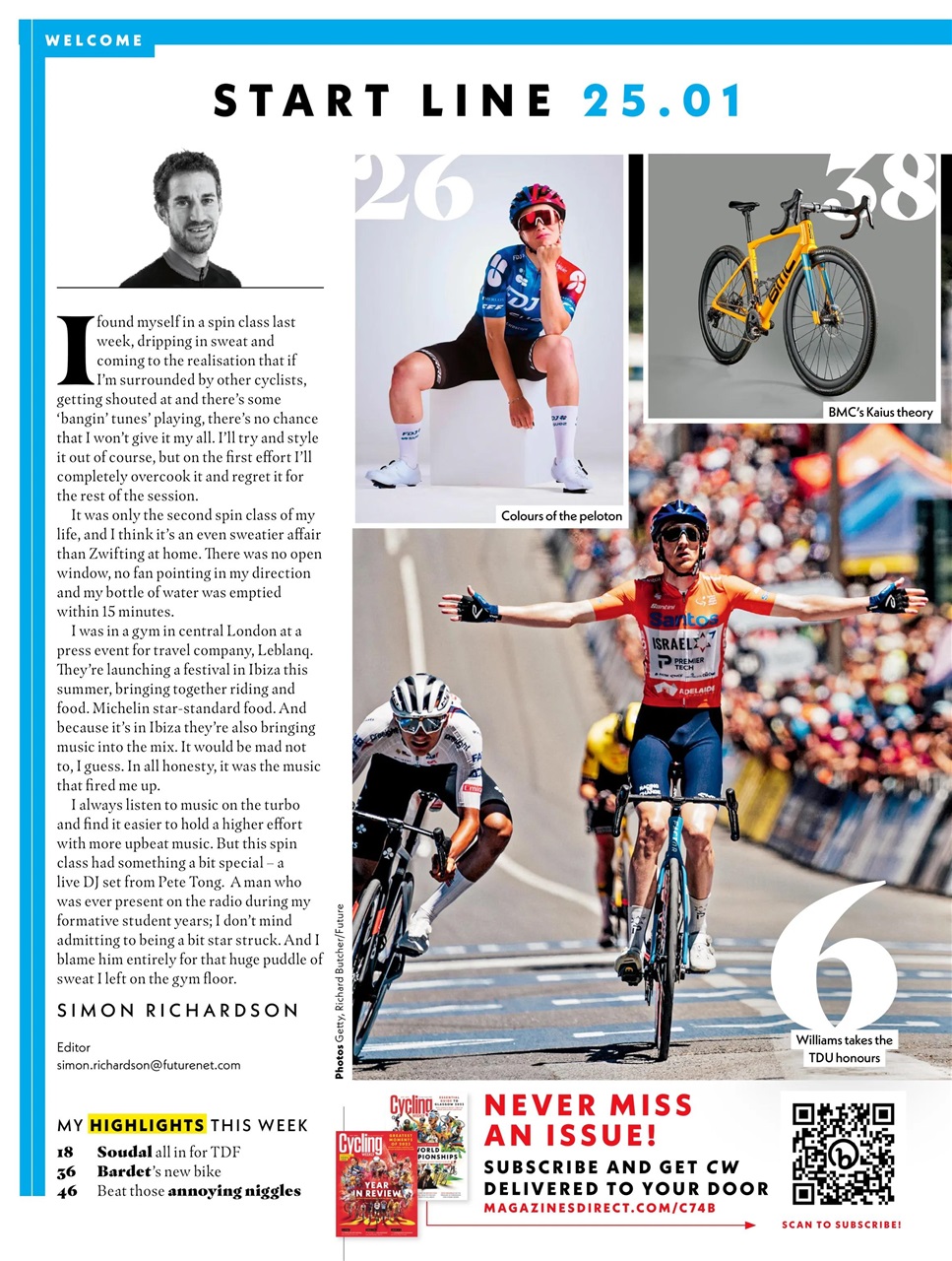 Cycling Weekly Magazine - 25 Jan 2024 Back Issue