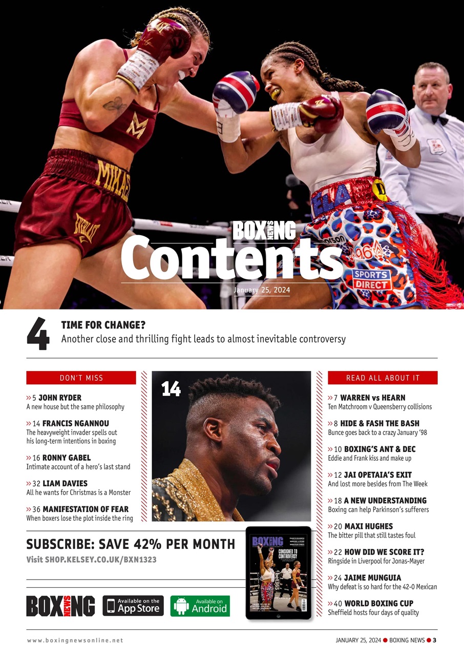 Boxing News Magazine - 25-Jan 2024 Back Issue