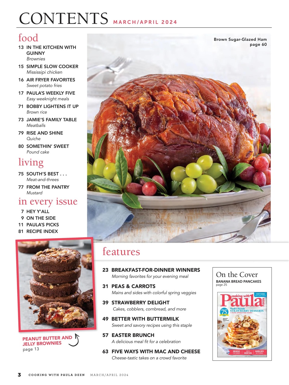 Cooking with Paula Deen Magazine - March/April 2024 Back Issue