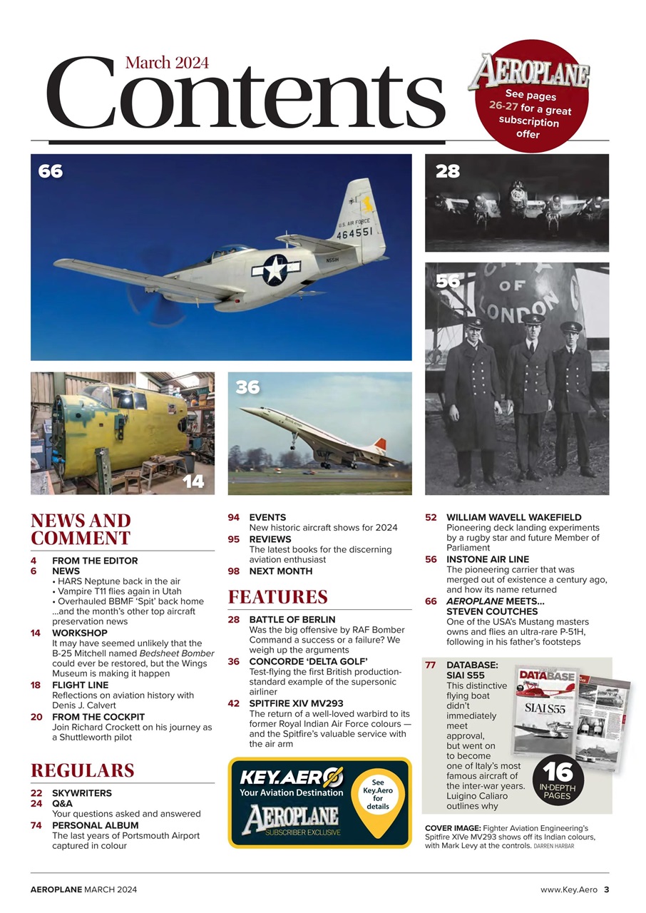 Aeroplane Magazine - March 2024 Back Issue