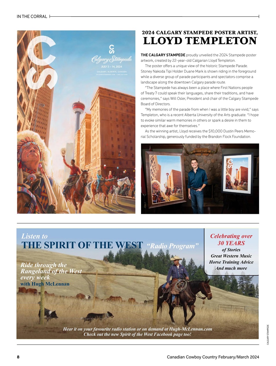 Canadian Cowboy Country Magazine - February/March 2024 Back Issue
