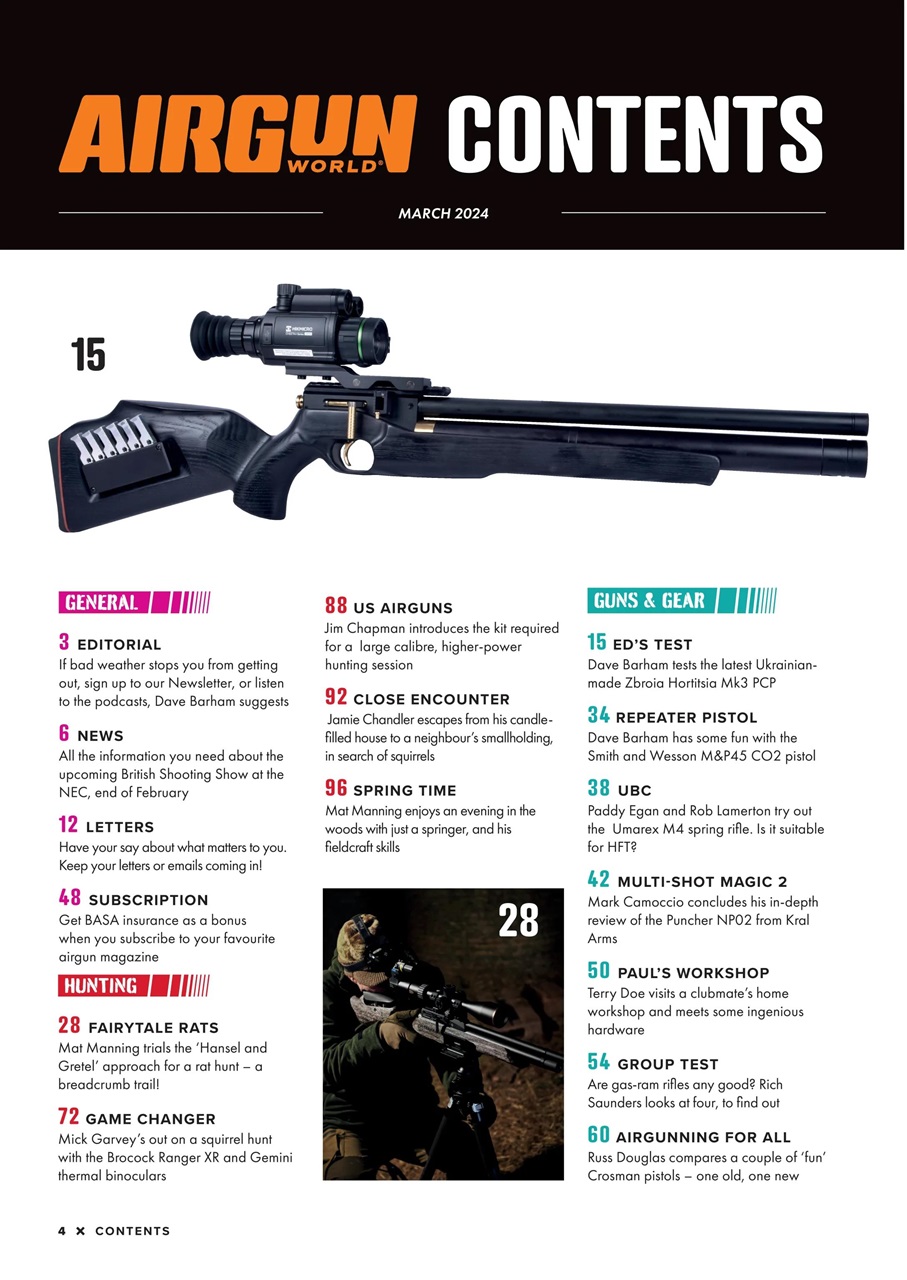 Airgun World Magazine - March 2024 Back Issue