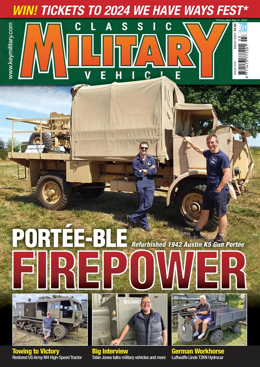 Classic Military Vehicle Magazine - March 2024 Back Issue