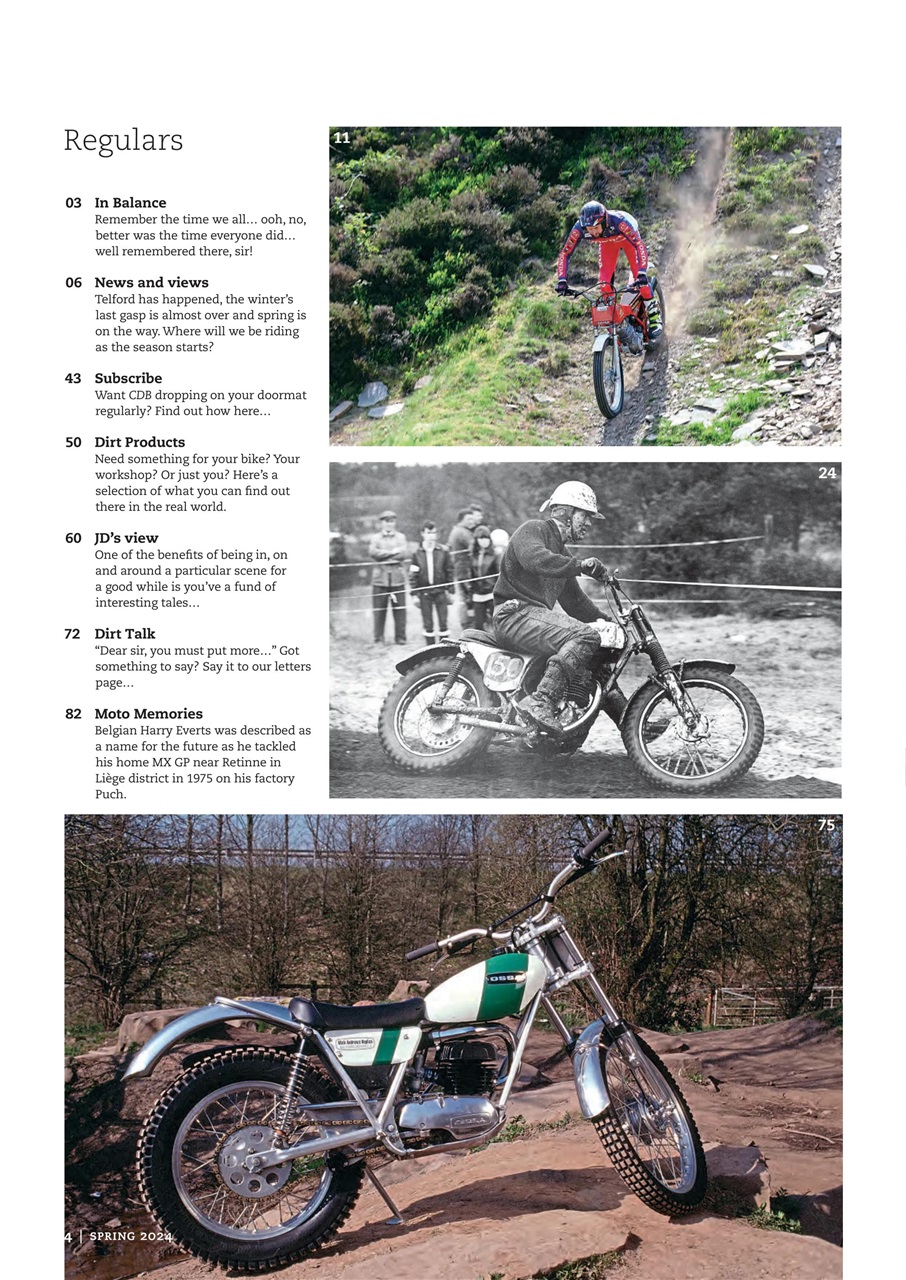 Classic Dirt Bike Magazine - Spring 2024 Back Issue
