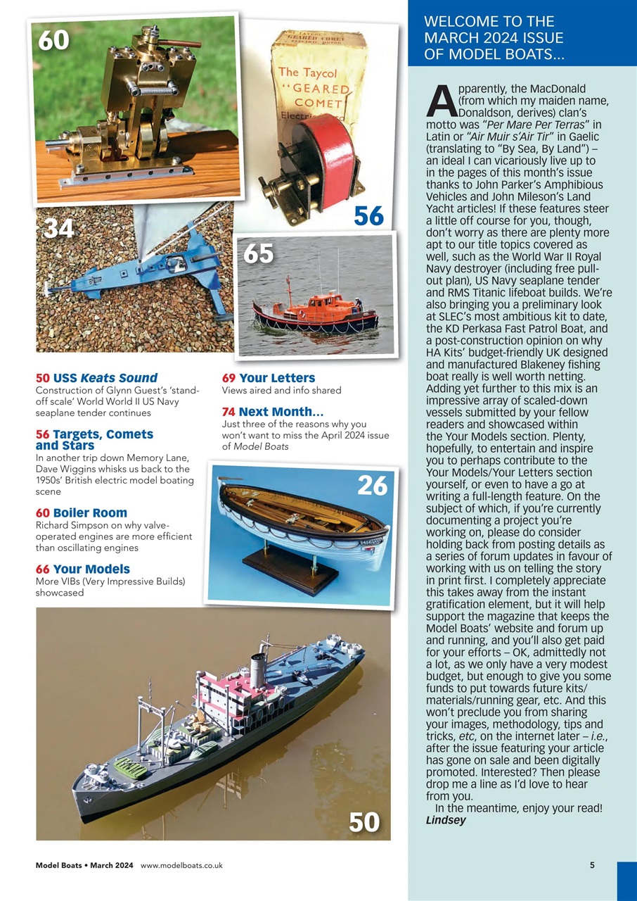 Model Boats Magazine - March 2024 Back Issue