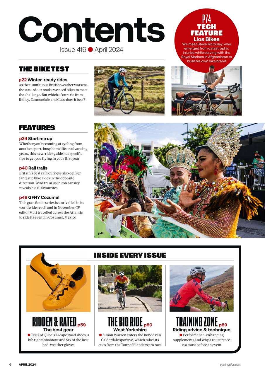 Cycling Plus Magazine - April 2024 Back Issue