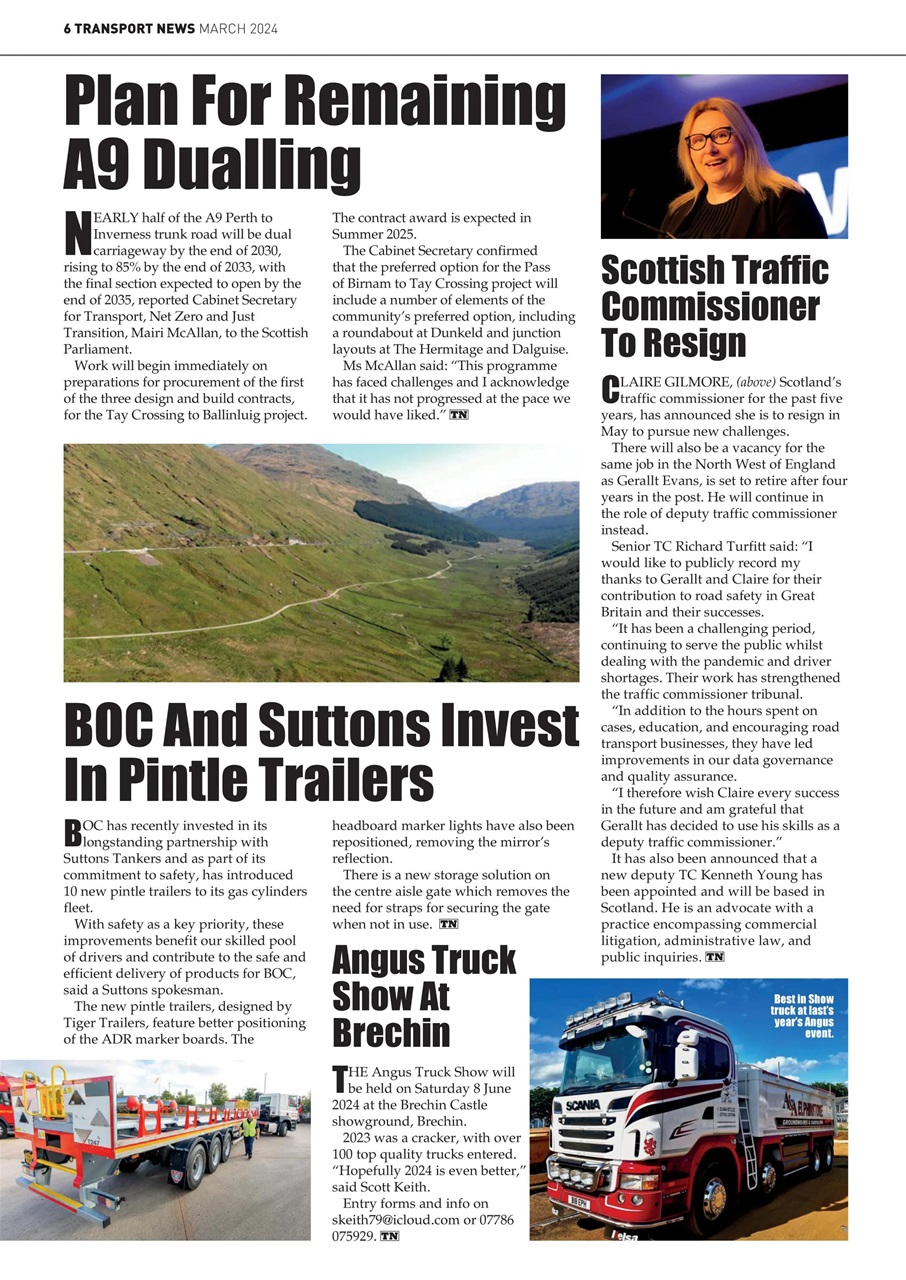 Transport News Magazine - Transport News March 2024 Back Issue
