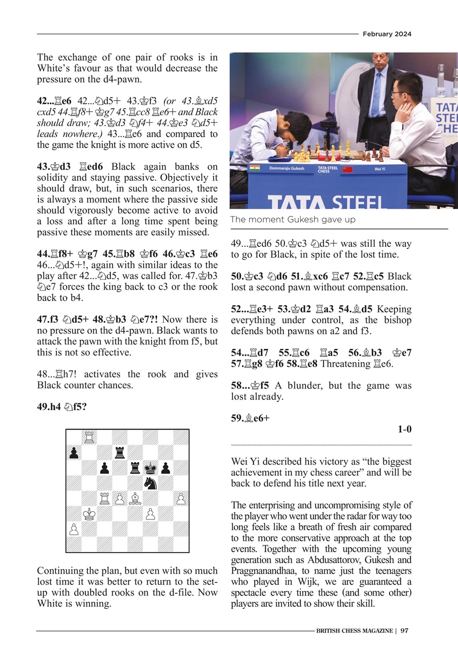 British Chess Magazine - February 2024 Back Issue