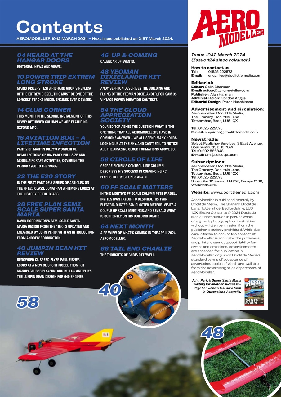 AeroModeller Magazine - March 24 Back Issue