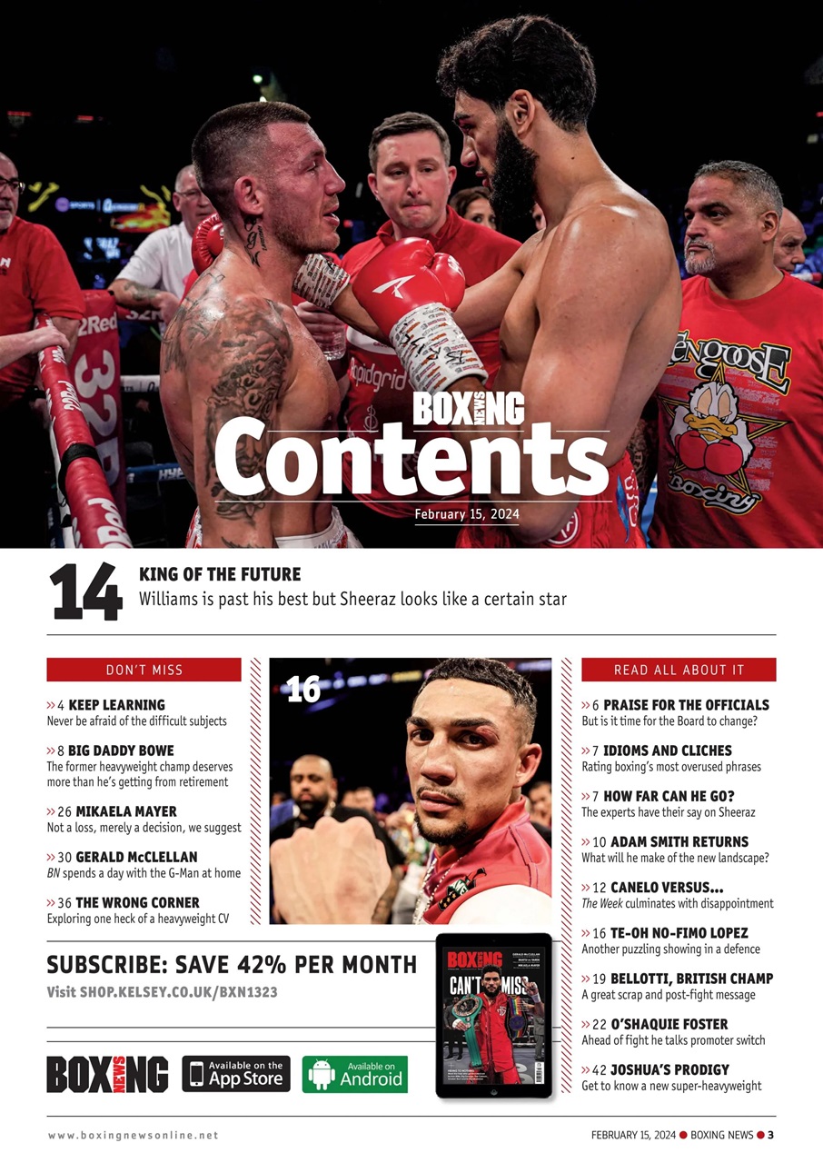 Boxing News Magazine - 15-Feb 2024 Back Issue