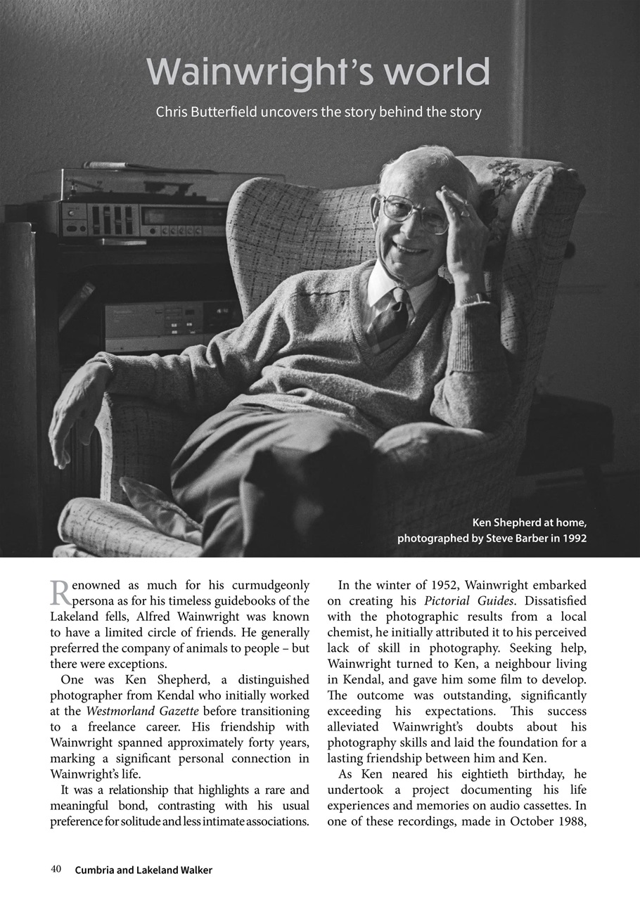 Cumbria and Lakeland Walker Magazine - March 2024 Back Issue