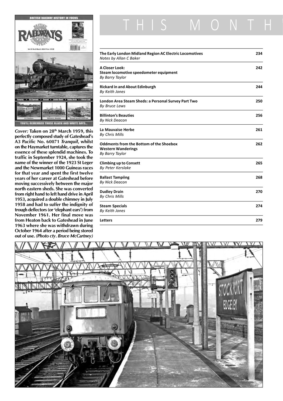 British Railways Illustrated Magazine - March 2024 Back Issue