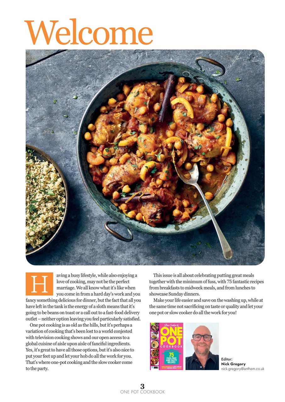 Healthy Eating Magazine - One Pot Cookbook Back Issue
