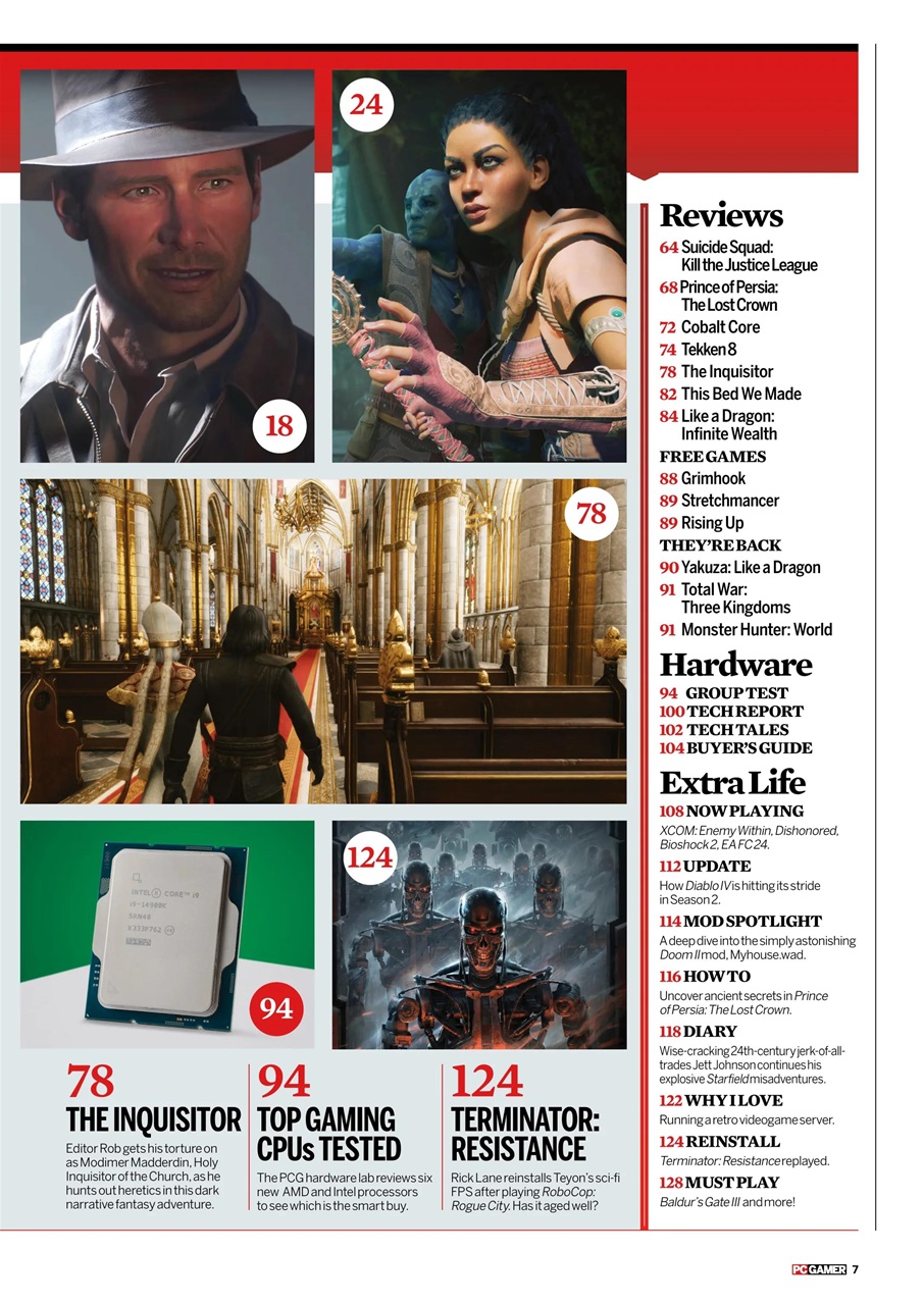 PC Gamer (UK Edition) Magazine - April 2024 Back Issue