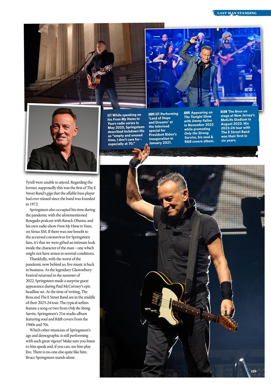 Music Magazine - The Story of… Bruce Springsteen Fourth Edition Back Issue