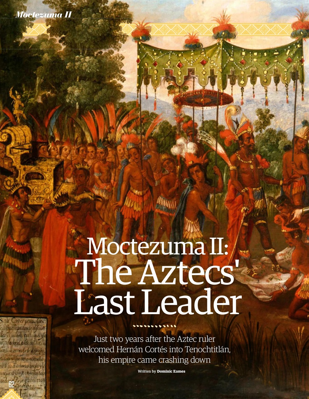 The History Anthology Magazine - History Aztecs Sixth Edition Back Issue