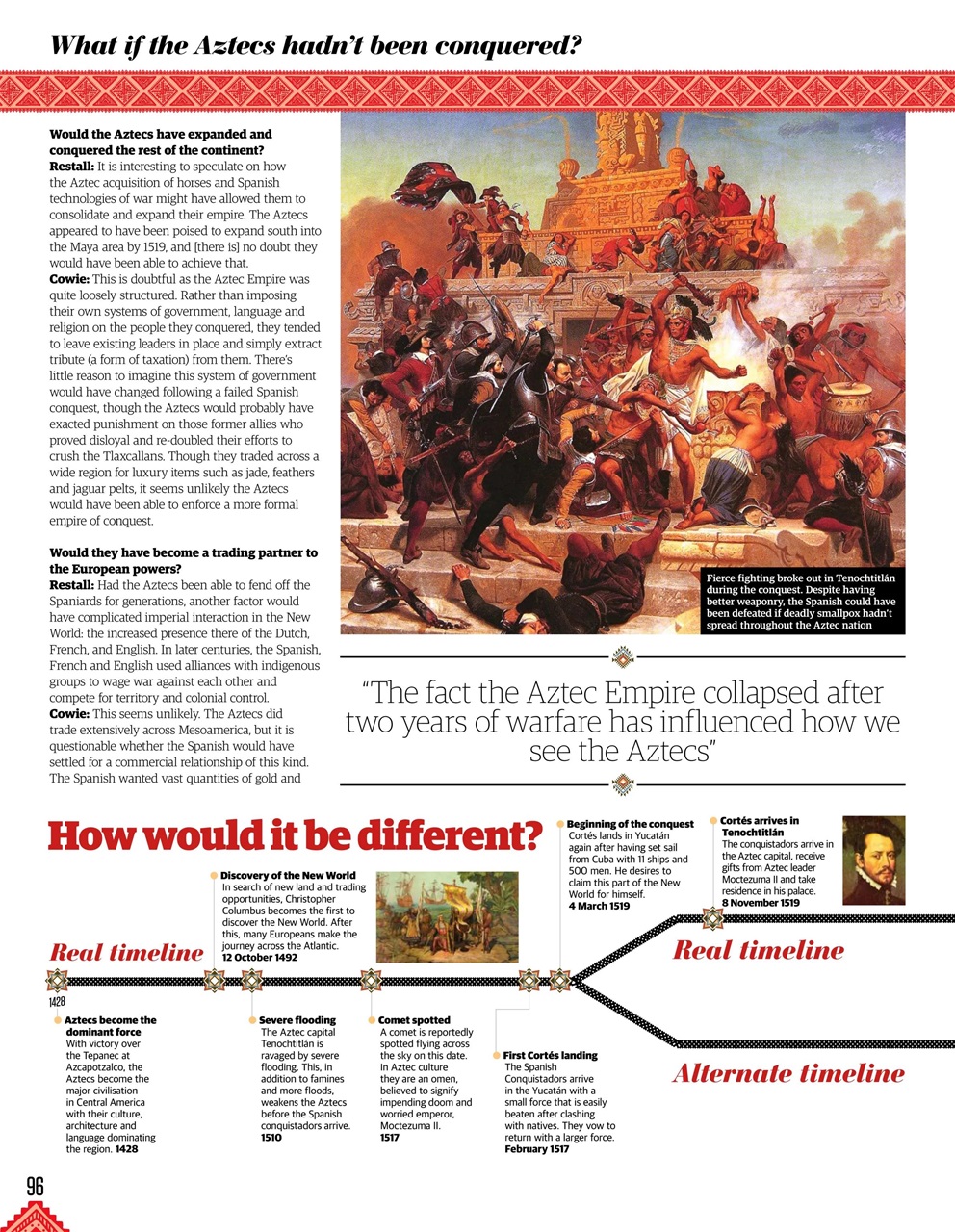 The History Anthology Magazine - History Aztecs Sixth Edition Back Issue