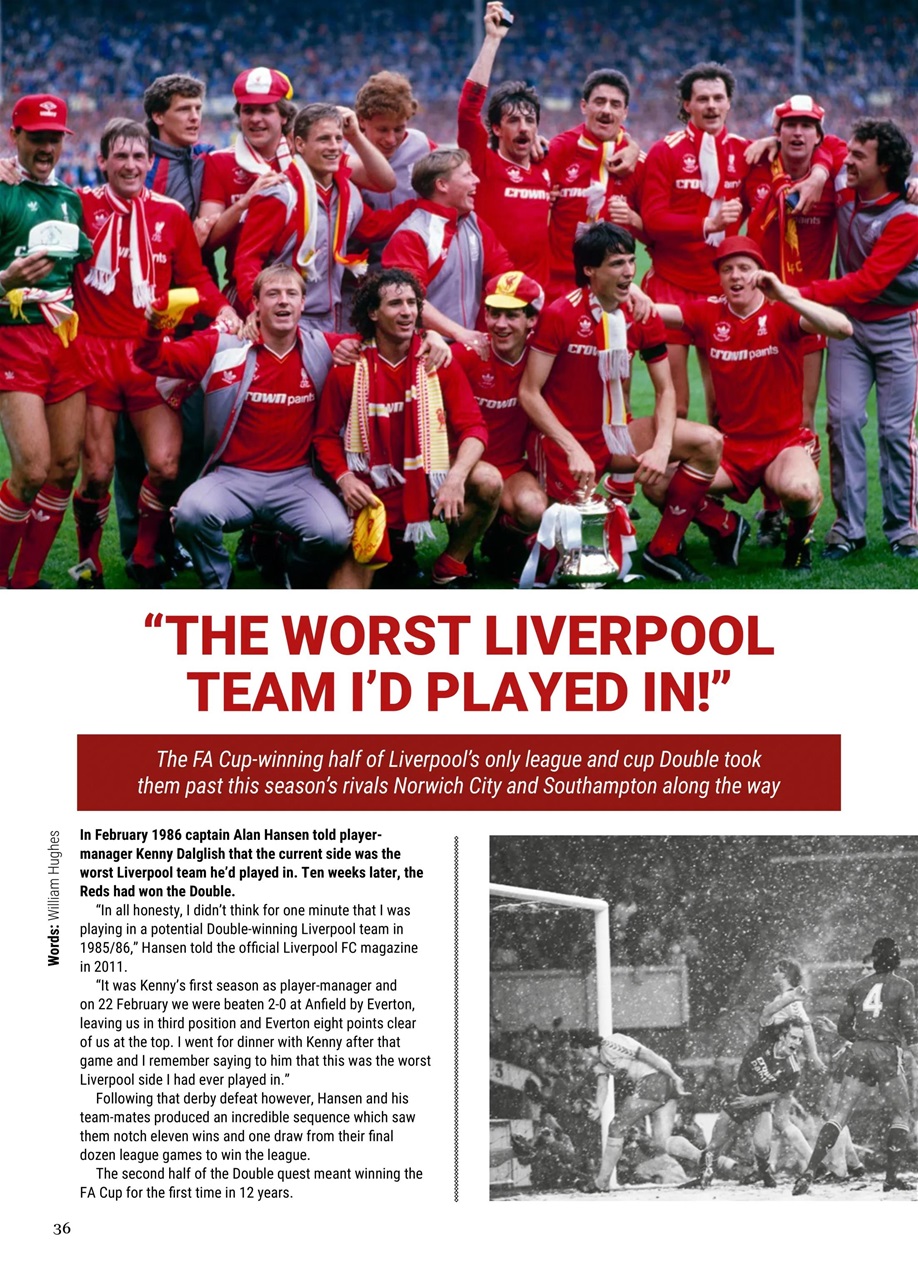 Liverpool FC Programmes - vs Southampton FAC 23/24 Back Issue