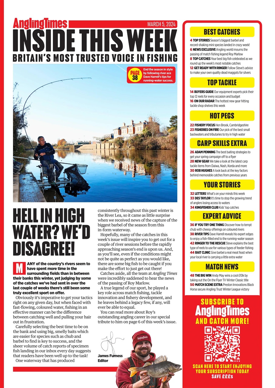 Angling Times Magazine - 5-Mar-2024 Back Issue