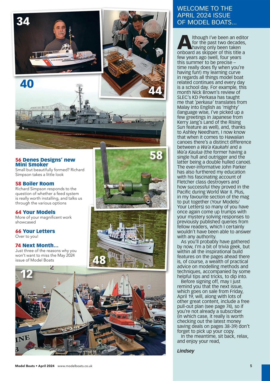 Model Boats Magazine - April 2024 Back Issue