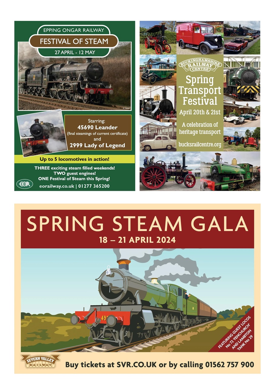 Steam Days Magazine - April 2024 Back Issue