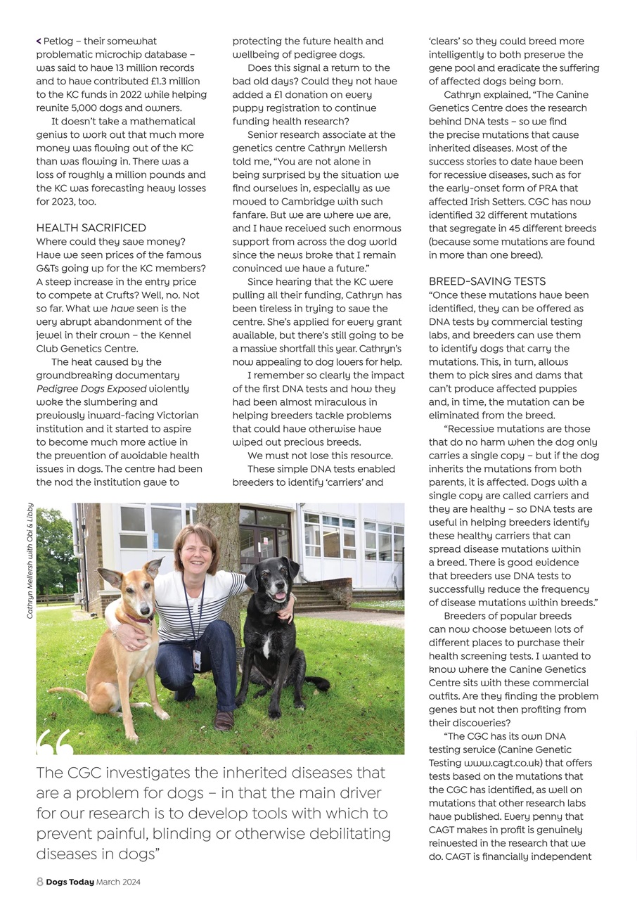 Dogs Today Magazine - March 2024 Back Issue