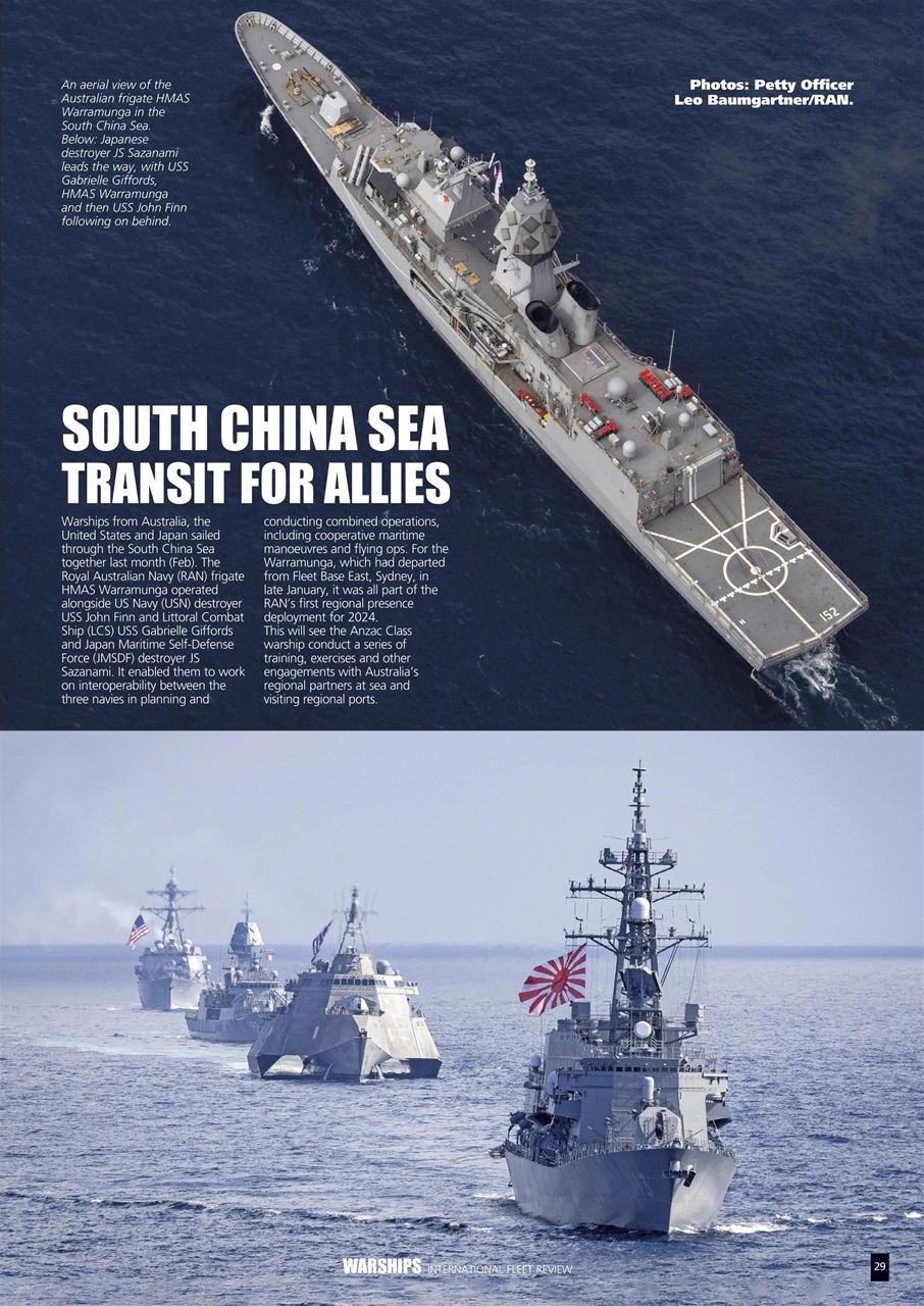 Warships International Fleet Review Magazine - April 2024 Back Issue