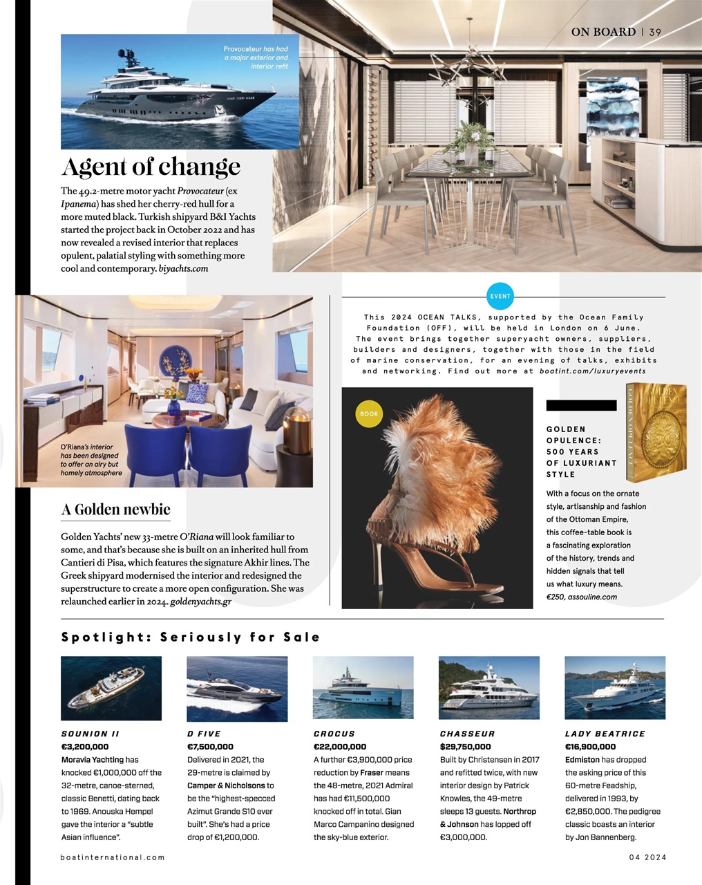 Boat International Magazine - April 2024 Back Issue