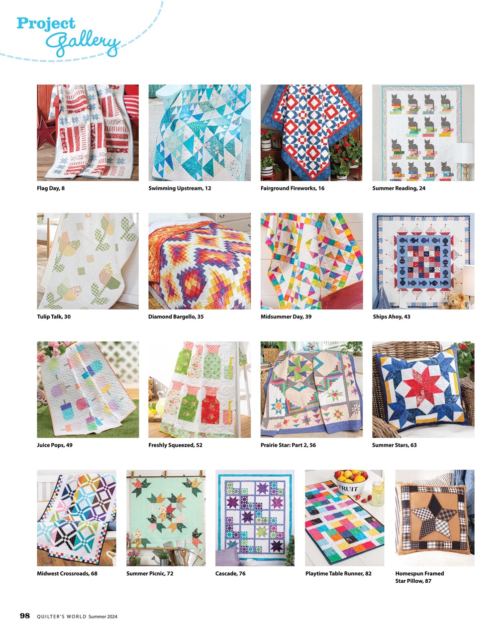 Quilter's World Magazine - Summer 2024 Back Issue