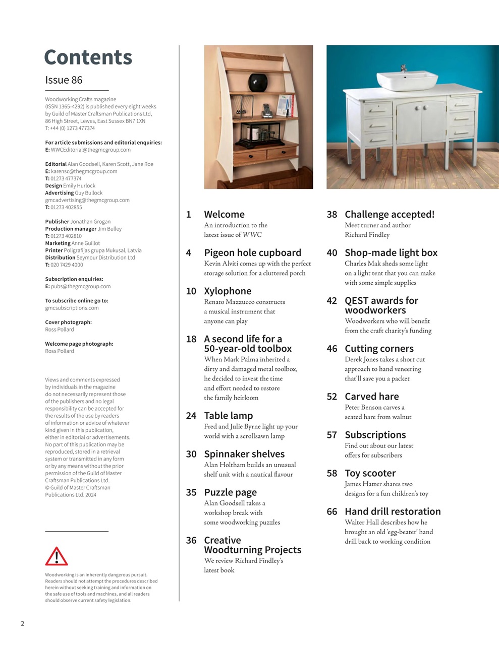 Woodworking Crafts Magazine - Issue 086 Back Issue