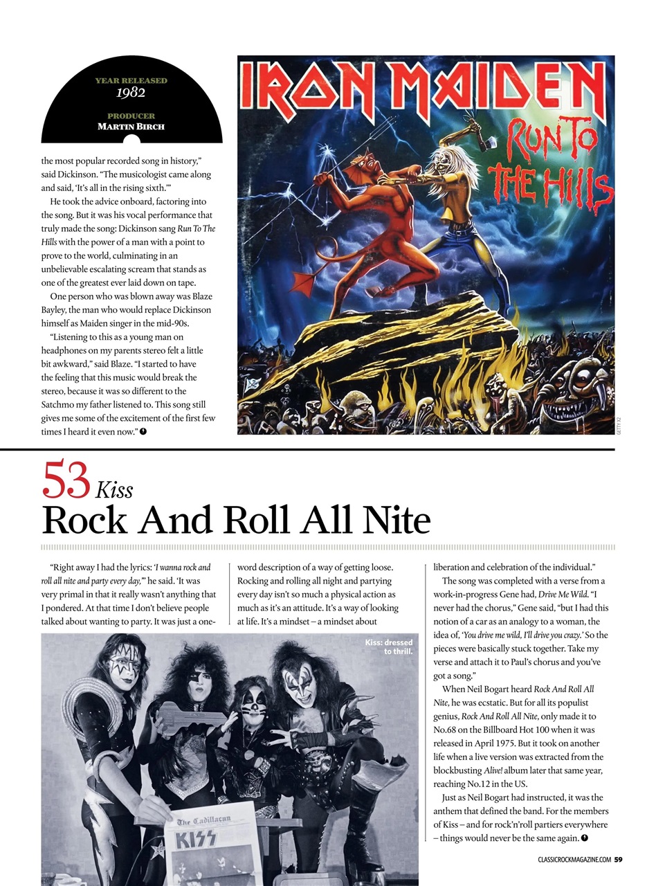 Music Magazine - Classic Rock Special: 100 Greatest Rock Songs of All ...