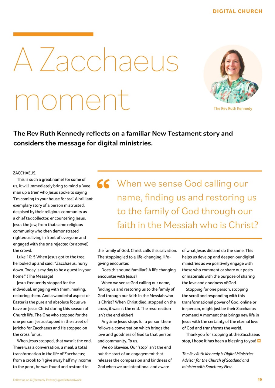 Life and Work Magazine - April 2024 Back Issue